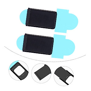 KOMBIUDA 2pcs Cover Webcam Privacy Adhesive Webcam Webcam Slide Cover Adhesive Webcam Cover Web Slide Computer Webcam Cover Laptop Webcam Cover