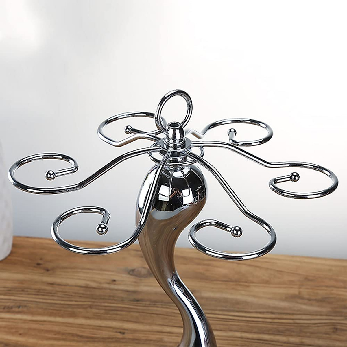 ZYZMH Wine Glass Rack Upside Down High Cup Rack Home Wine Glass Hanging European Wine Glass Rack Cup Rack Ornaments (Color : D, Size : 1 pcs)