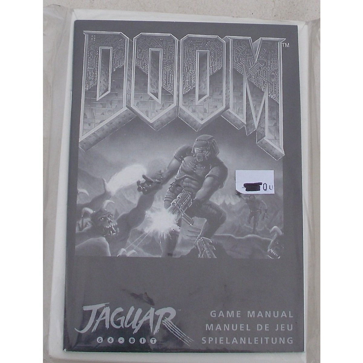 Doom Jaguar Atari Video Game 64 Bit