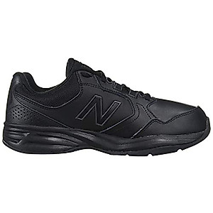 New Balance Men's 411 V1 Training Shoe, Black/Black, 8.5 Wide