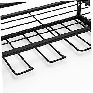 OKUMEYR Garage Organizer Wall Mount Screwdriver Storage Shelves Garage Tool Organizer Workshop Storage Rack Multifunctional Storage Rack Drill Holder Tools Shelves Carbon Steel