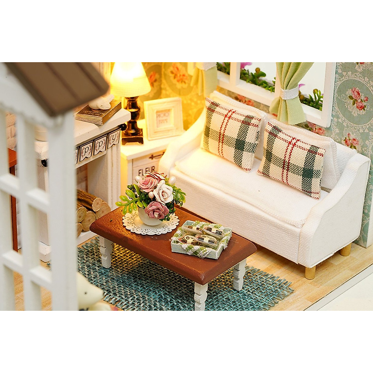 DIY Miniature Dollhouse Kit with Music Box Rylai 3D Puzzle Challenge for Adult Kids Z008