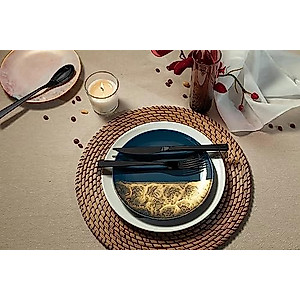 Otto Koning - Berlin - 20 Piece Black Cutlery Set for 4 people, Stainless Steel flatware, Tableware Silverware Set with Steak Knife and Fork Sets, Elegant Design, Mirror Polished and Dishwasher Safe