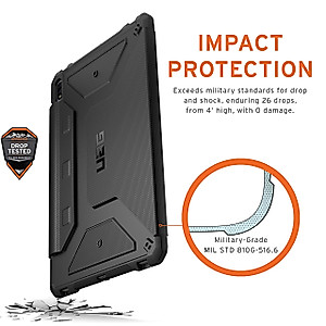 URBAN ARMOR GEAR UAG Designed for Samsung Galaxy Tab S7 Case, 11-inch, Metropolis Folio Slim Heavy-Duty Tough Multi-Viewing Angles Stand Military Drop Tested Rugged Protective Cover, Black