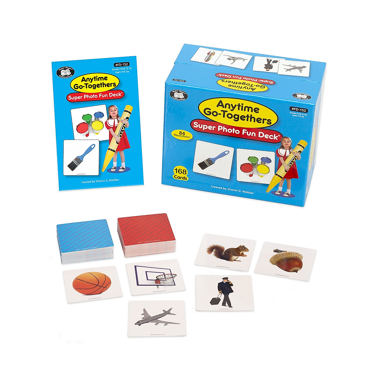 Super Duper Publications | Anytime Go-Togethers Photo Fun Deck Flash Cards | Educational Learning Resource for Children