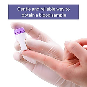 McKesson Safety Lancets, Sterile, Push-Button, 28 Gauge Needle, 1.5 mm, 100 Count, 1 Pack