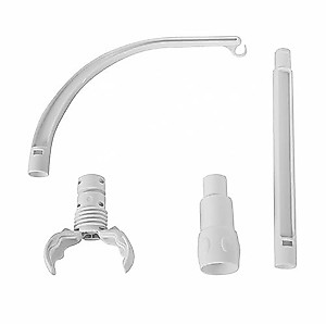 Accfore DIY 23 inches Crib Mobile Arm Nursery Mobile arm Baby Mobile Hanger, Mobile arm for Crib,The Claw Part can be Adjusted Width,DIY Toy Decoration (Crib Mobile Arm)