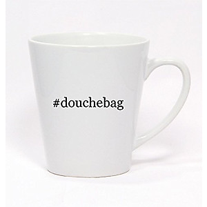 Los Drinkware Hermanos #douchebag - Hashtag Ceramic Latte Mug 12oz