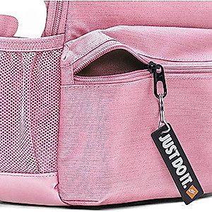 Nike BRSLA JDI Mini Backpack, Pink/Pink/White, One Size