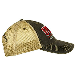 7.62 Design USMC 'Semper Fidelis' Vintage Trucker Hat Black