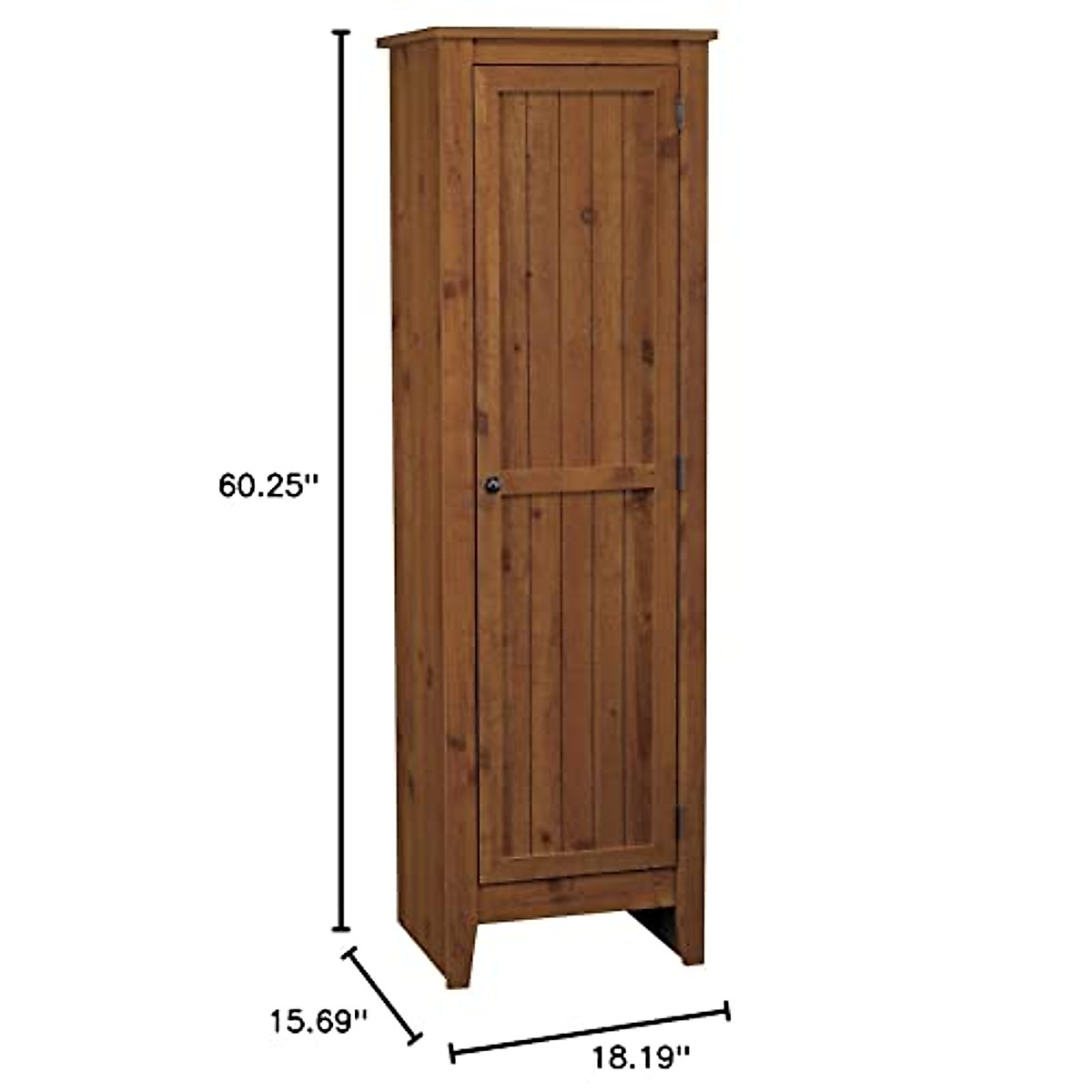 Ameriwood Home Single Door Pantry, Old Fashioned Pine