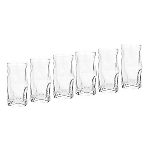 Bormioli Rocco Sorgente 15.5 oz. Cooler Glasses, Set of 6,