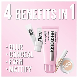 Maybelline Instant Age Rewind Instant Perfector 4-In-1 Matte Makeup, 02 Light/Medium, 1 Count