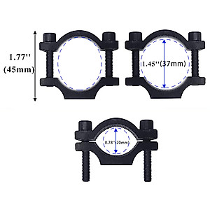 Lveofielygi Universal Hanger Hook for Electric Scooter - Hanging Adjustable Pothook for Poles (20mm - 37mm in Diameters) Different Screws Meet Different Need Like Scooter,Bike,MTB,Motorcycle, Bicycle