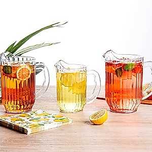Restaurantware Base 32 Ounce Beer Pitcher, 1 Durable Restaurant Pitcher - Hard Plastic, Serve Soda, Lemonade, Juice, or Sangria, Clear Plastic Water Pitcher, For Bars, Parties, or Homes