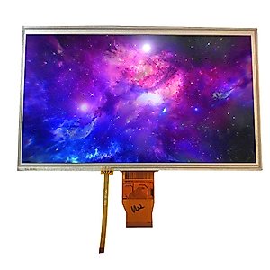 SANZAMELIN 10.1-inch TFT LCD Display 1024 * 600 Resolution RGB Interface IPS Without Backlight with Resistance TP Touch Screen