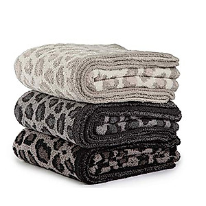 Barefoot Dreams CozyChic Safari Blanket Cream Multi