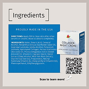 REVIVA LABS - Collagen Night Créme (2.oz)