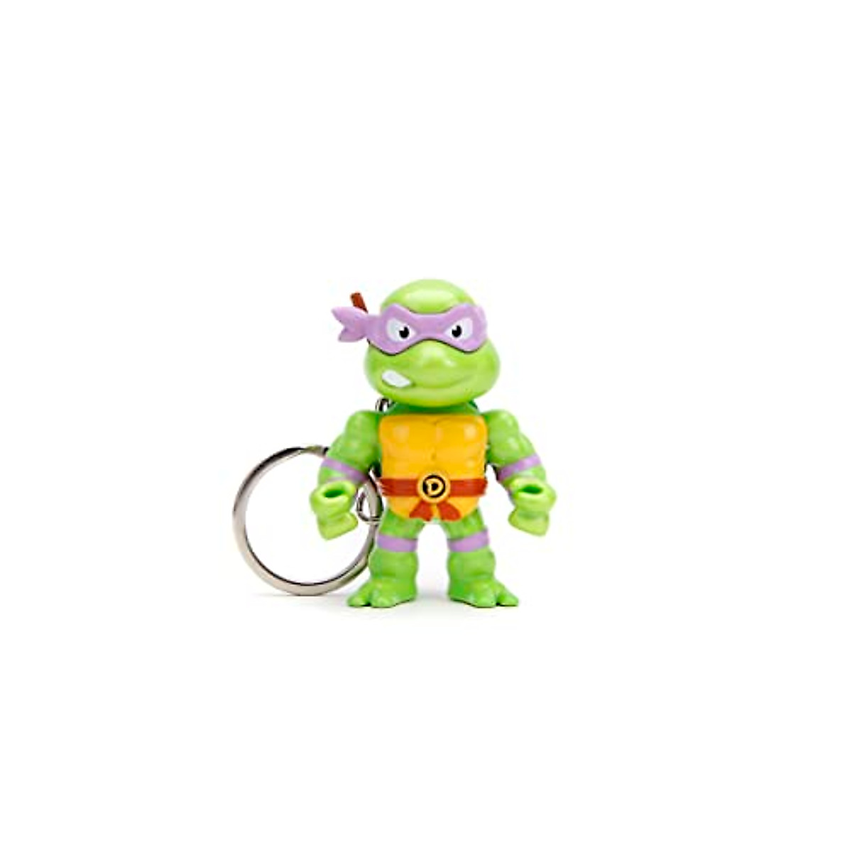Teenage Mutant Ninja Turtles 2.5" 4-Pack Keychain Collectible Die-Cast Figure, Toys for Kids and Adults