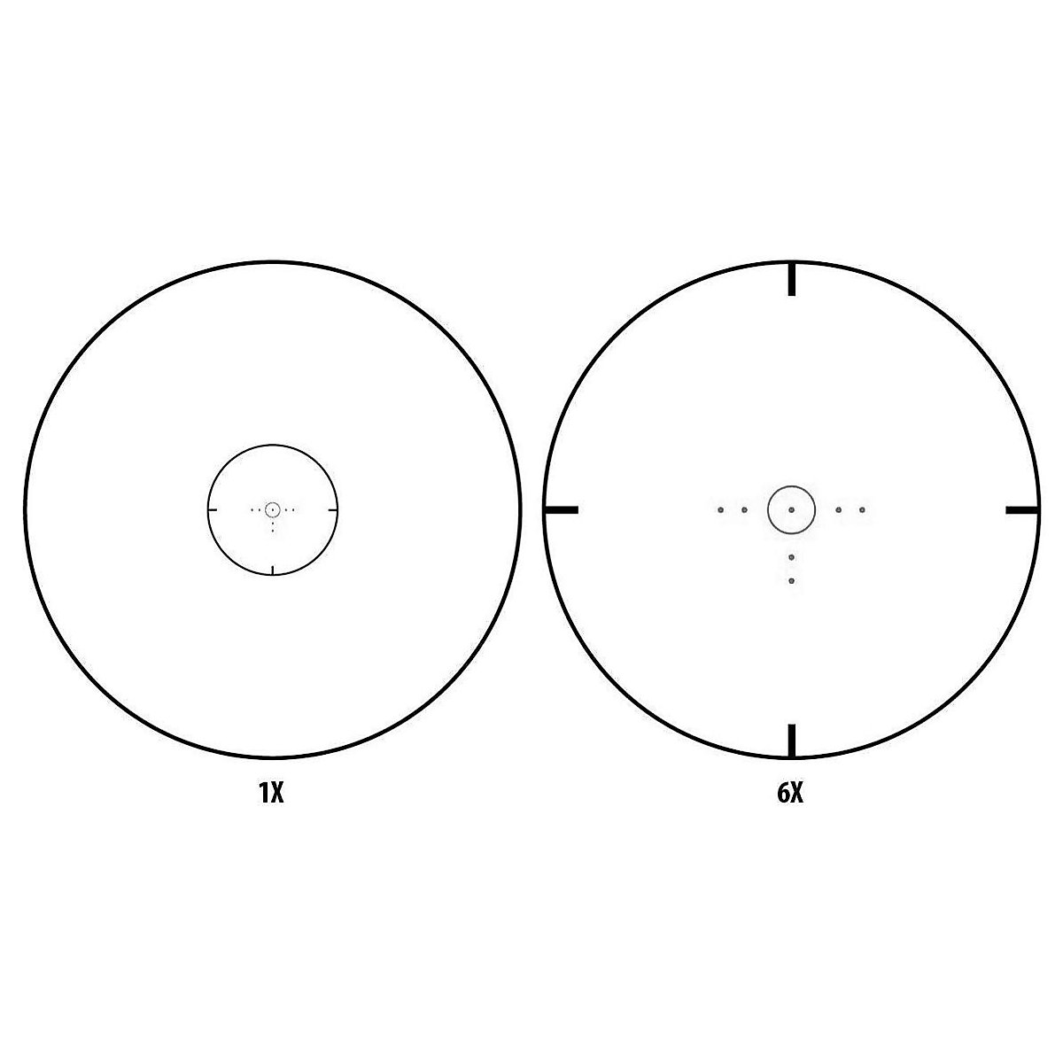 Monstrum Alpha Series 1-6x24 First Focal Plane FFP Rifle Scope | ZR305 H-Series Offset Scope Mount | Bundle