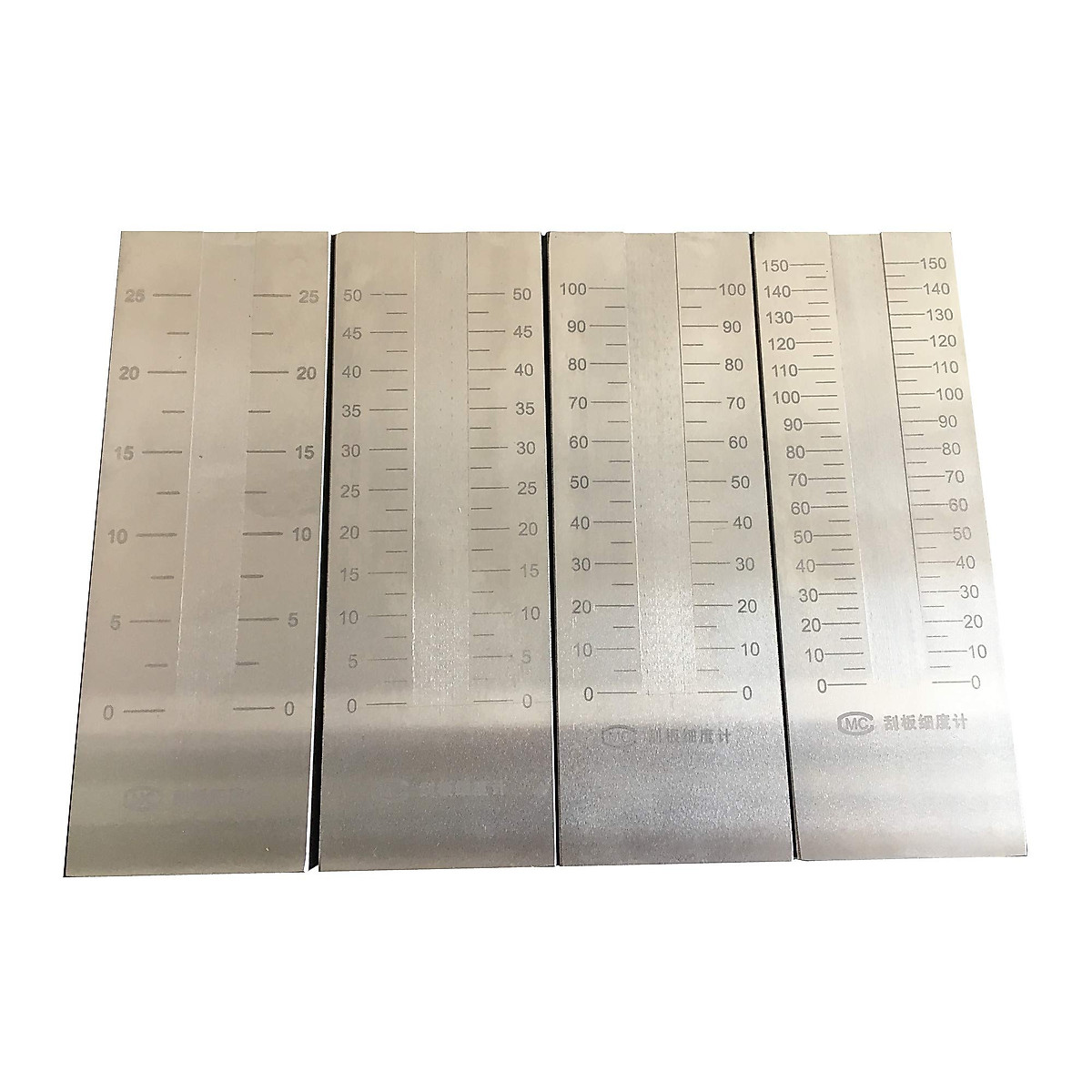 GLTL Fineness Gauge Grindometer Fineness of Grind ISO Standard one Channels 0-25/50/100/150um (0-50um)