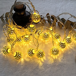 Globe String Lights, 20/30/50 Balls Waterproof LED Fairy Lights, Outdoor Starry Lights Solar Powered String Lights, Decorative Lighting for Home, Garden, Party, Festival, Warm White