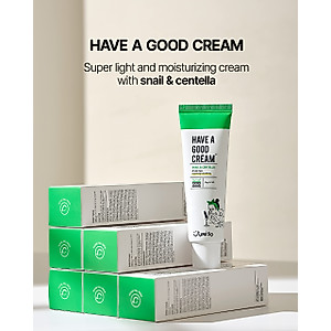 [JUMISO] Have A Good Cream Snail & Centella 1.69 oz / 50g | Soothing & Calming Moisturizer Face Cream for Dry, Sensitive Skin | Centella & Snail Secretion Extract