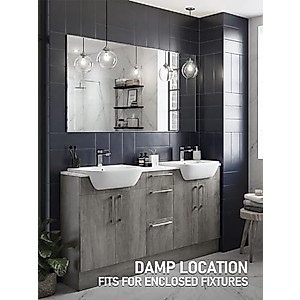 TORCHSTAR 12-Pack A19 LED Light Bulbs 60W Equivalent, UL Listed, 5000K Daylight, Dimmable, 9W, 800lm, Flicker Free, E26 Standard Base LED Bulb for Ceiling Fan, Lamp, 15,000hrs