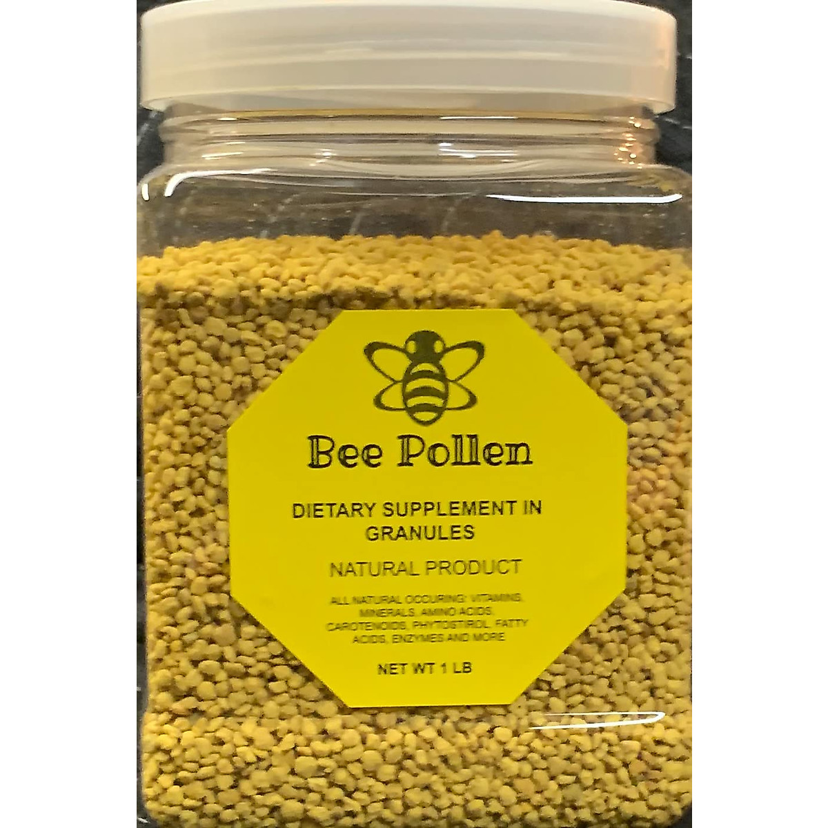 Vilmark Bee Pollen Natural Pure Bee Pollen Granules 1 lb