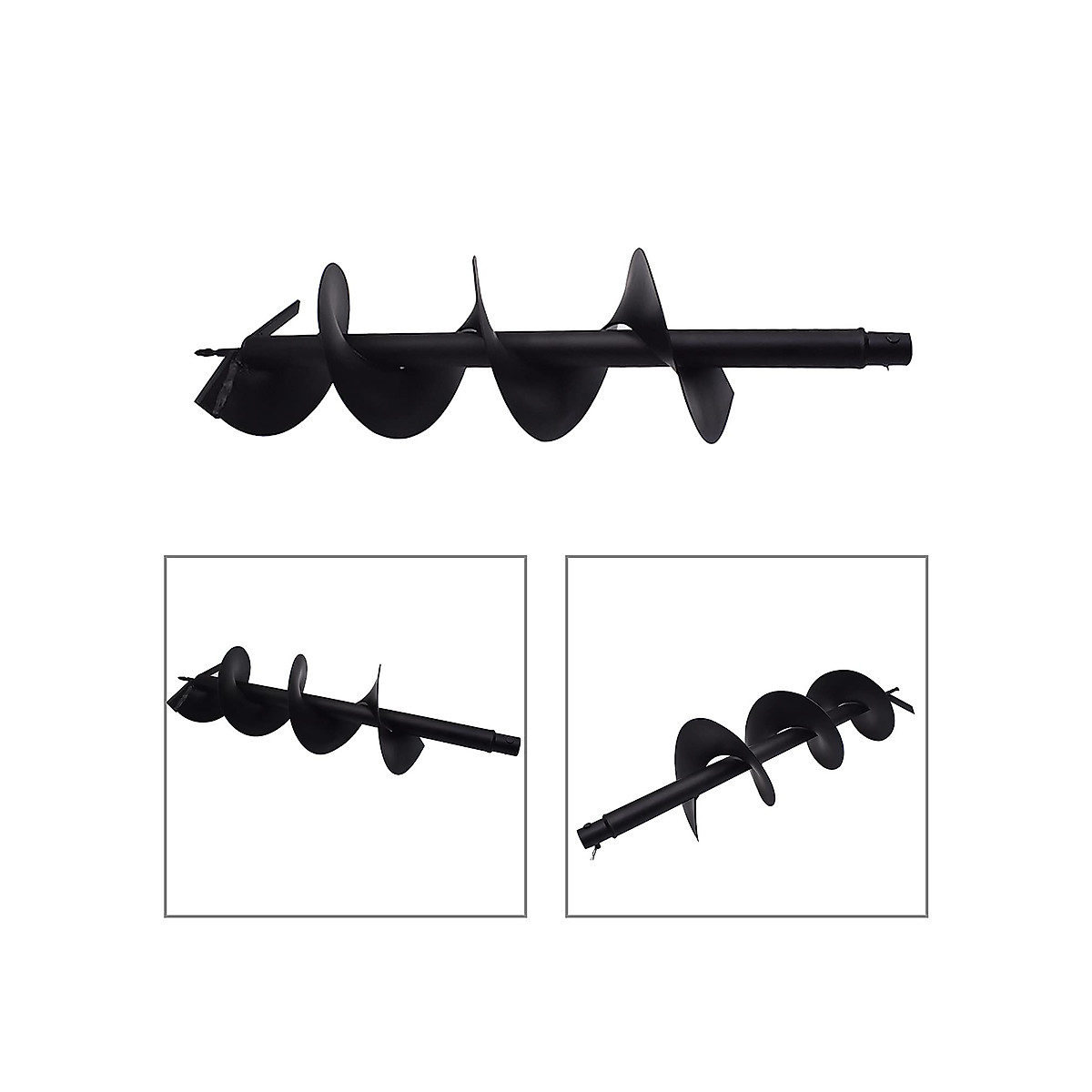 Auger Drill Bit for Planting Hole, 4" 6" 8" 10" 12" Bulb Bedding Digging Post Hole Planting Tool for 3/4" Shaft Auger