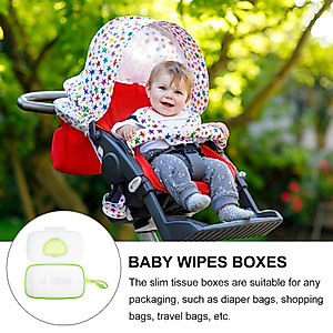 1pc Love Wet Tissue Box Baby Tissues Storage Toilet Wipes Wet Tissue Case Holder Container Diaper Wipes Case New Born Bag Pp Plastic Travel Mini Box