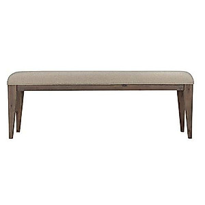 Cortesi Home Leno Dining Bench, 51", Beige