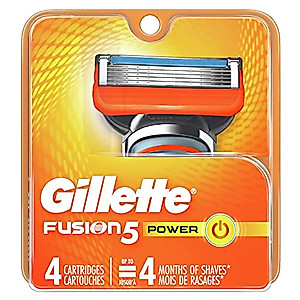 Gillette Fusion5 Men's Razor Blade Refills, 4 Count