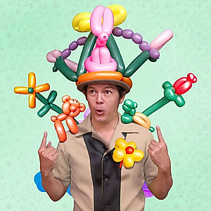 100 Premium Twisting Balloons – Refill Kit for Balloon Animals Art. Long Sculpting balloons for Professionals