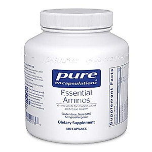 Pure Encapsulations Essential Aminos | Amino Acid Supplement for The Brain and Muscle Recovery* | 180 Capsules