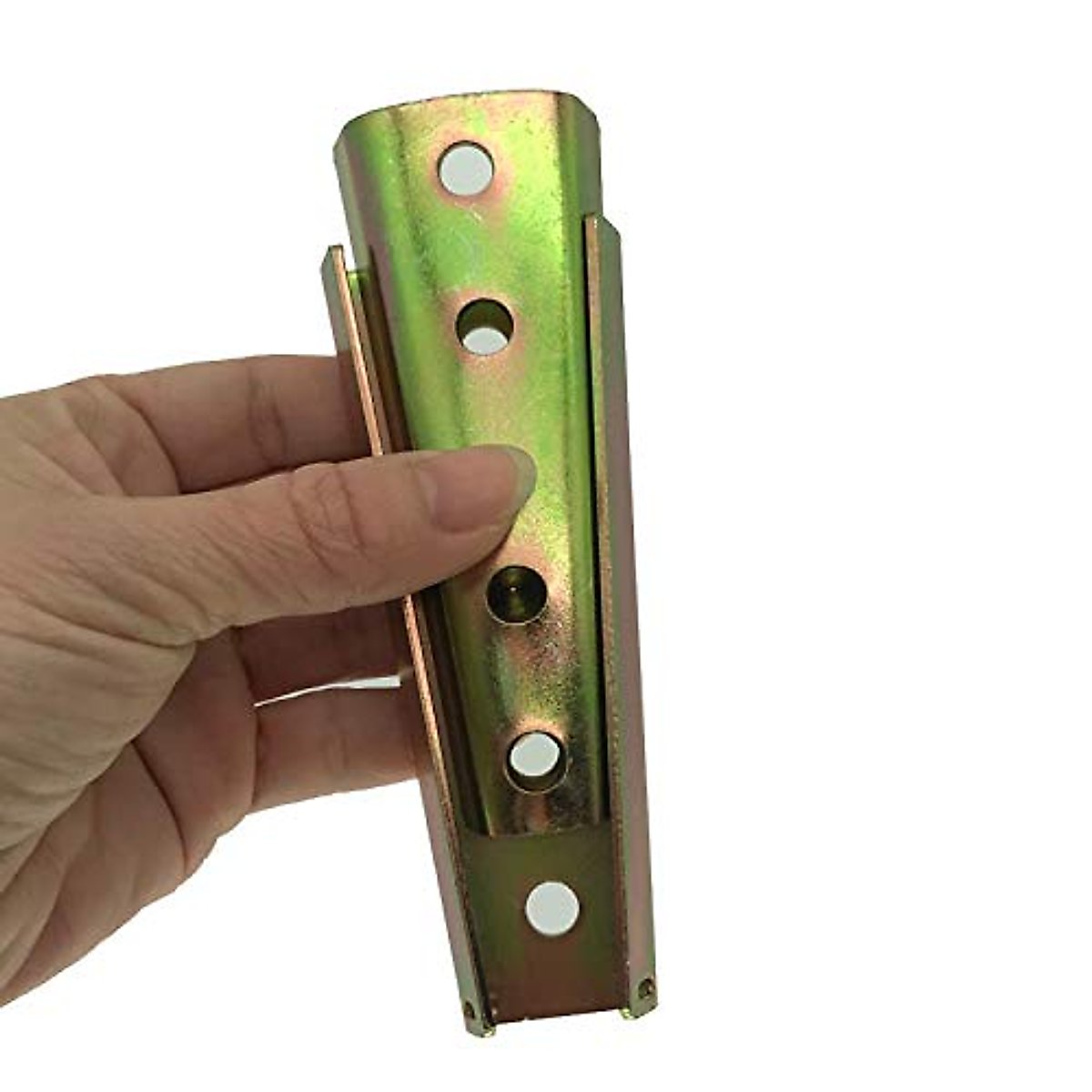 KAFENDA Sofa Latch, Sofa Slider, Bed Frame Accessories, Furniture Connector, Tapered Diagonal Bolt, Sofa Fixing Bolt, Interlocking Sofa Connector Bracket 【Length 120MM】(Color)