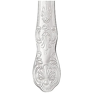 Wallace Queen 65-Piece 18/10 Stainless Steel Flatware Set, Silver, Service for 12 -