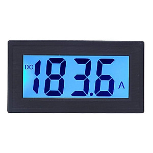 Mxzzand DC AC100-240V Professional Voltage Meter Digital Voltmeter LCD Display for Office for Home(DC 0-200V)