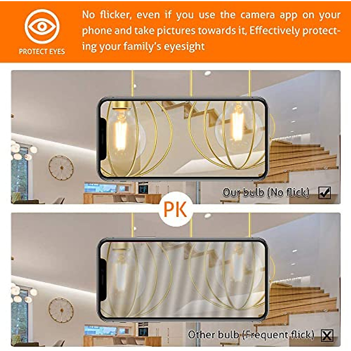 【Upgraded】 Dimmable G25 LED Globe Light Bulbs, Edison Light Bulbs 100W Equivalent, 1200 Lumens, 10W E26 Base Vanity Light Bulb with Warm White 2700K for Home Reading Room Bathroom Pendant, 4-Pack