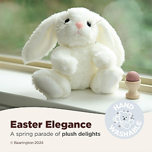 Bearington Lil’ Whisker The Bunny Plush, 6 Inch Easter Bunny Stuffed Animal, Easter Plush Toys