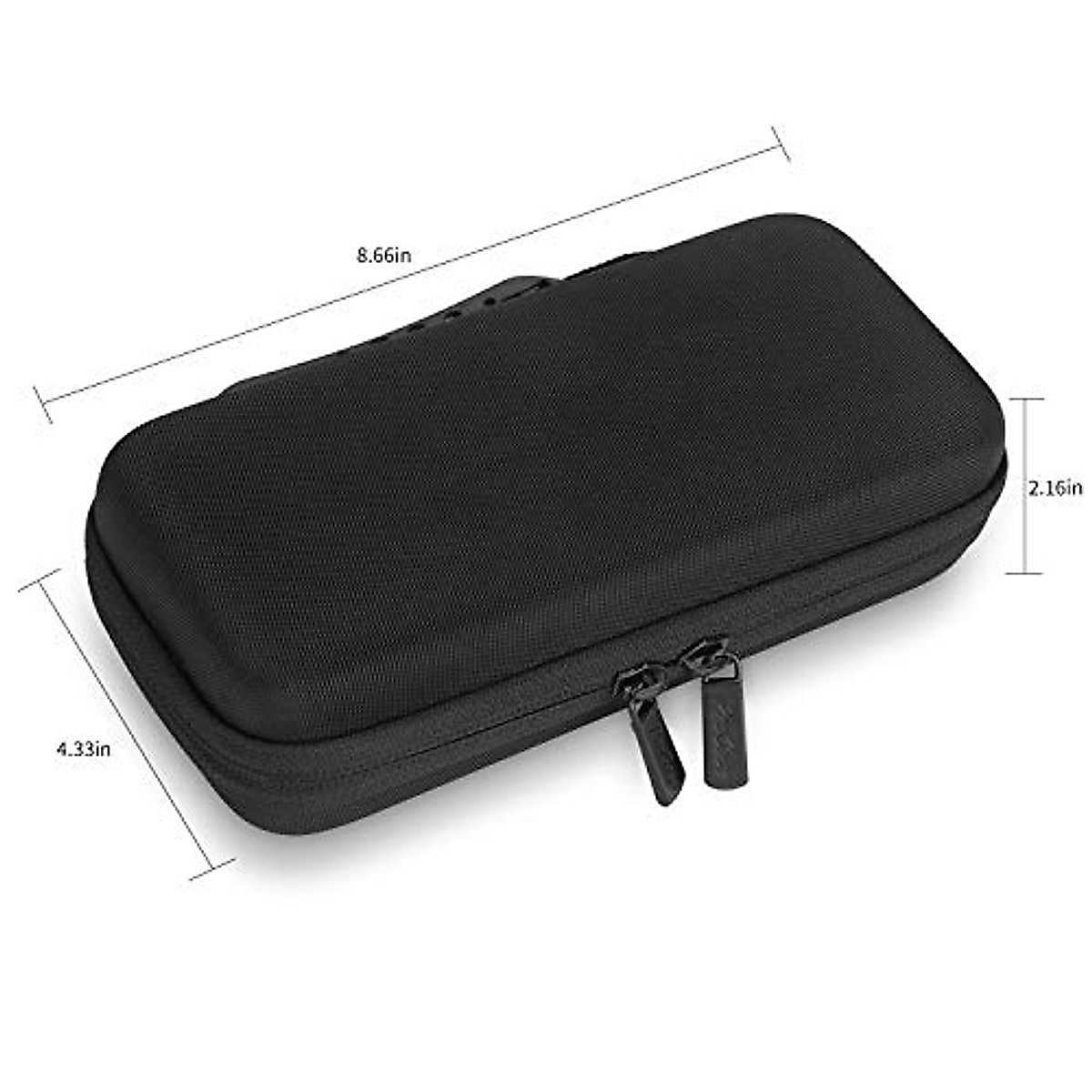 ProCase Hard EVA Case for Texas Instruments Ti-84 Plus CE, Durable Travel Storage Carrying Box Protective Bag for Ti-84 Ti-83 Ti-85 Ti-89 Ti-82 Plus/C CE Graphing Calculator and More -Black