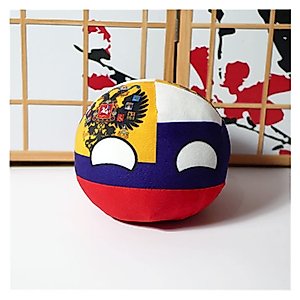 GANGKJDS Polandball Plush Dolls Australia Poland Brazil Belarus Mexico Portugal Countryball Stuffed Pillow Bag Pendant Cosplay Gift (Color : Russian, Size : 9cm)