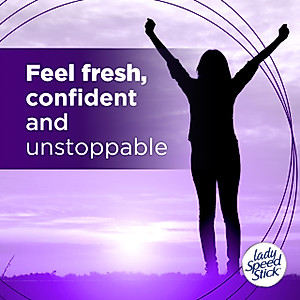 Lady Speed Stick Invisible Dry Antiperspirant Deodorant, Shower Fresh, 2.3oz, 4 Pack