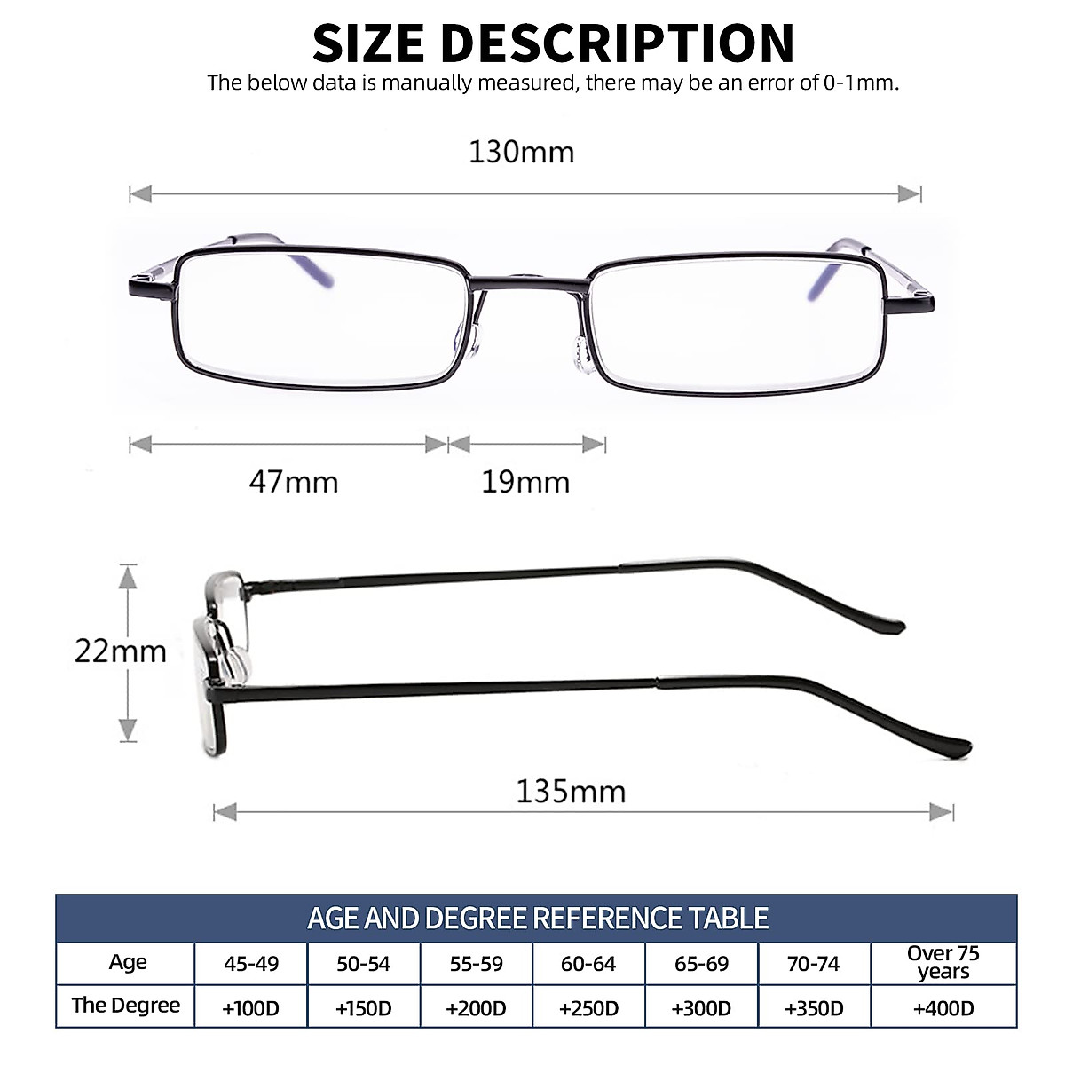 OWTXIS 2 Pack Blue Light Blocking Reading Glasses - Slim Pocket Readers with Pen Clip Case Mini Lightweight Readers (Black, Gunmetal, +2.00)