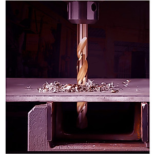 HSS Cobalt Drill Bit Set 29/64 Inch 5Pcs M35 Co Twist Jobber Length Steel Metal Drill Bits