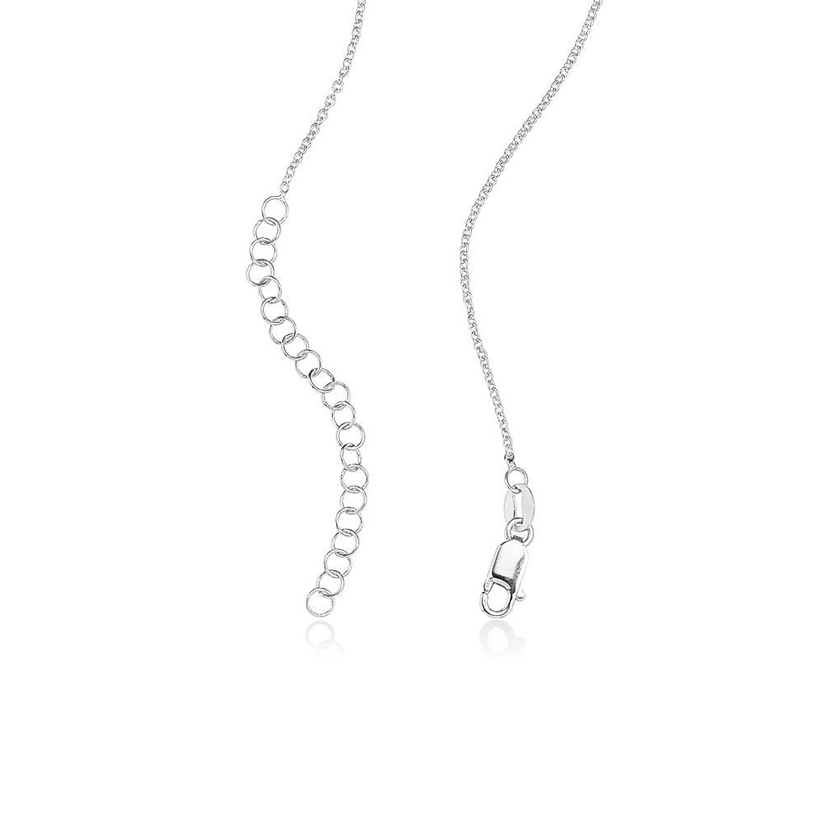 MyNameNecklace Personalized Custom Classic Name Necklace in Sterling Silver 925 or Gold Plating - Custom Jewelry for Her silver