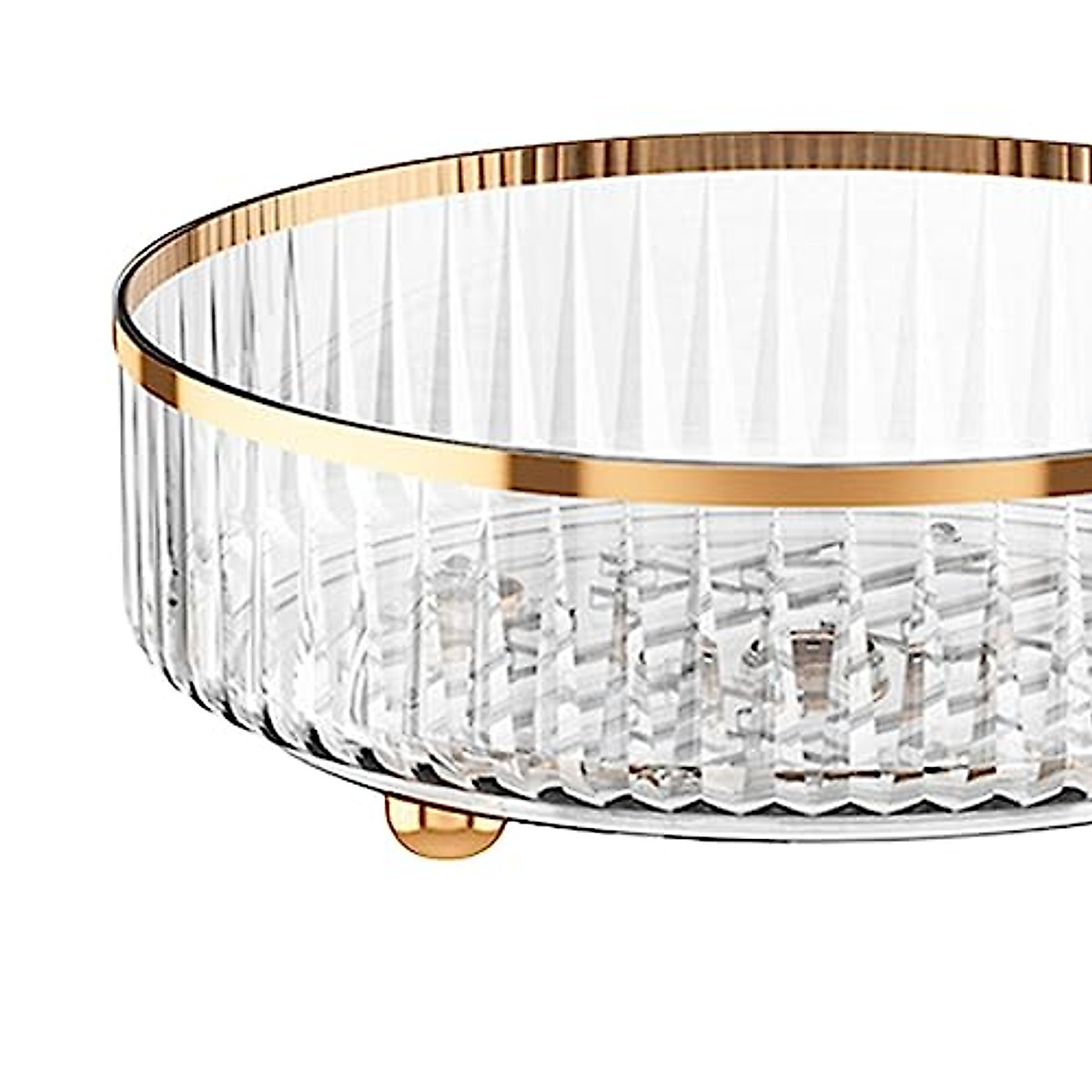 IEUDNS Lazy Susans Turntable 360 Rotation Spice Rack Holder Multifunctional Perfume Organizer Non Slip Drinks Rotating Tray for Countertop Fridge