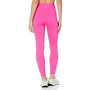 Amazon Essentials Women's Active Sculpt High Rise Full Length Legging with Pockets (Available in Plus Size), Neon Pink, Medium
