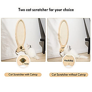 Hachipal Cat Scratching Post Wall, Cat Wall Scratcher, with Mint Ball Sandwich Design Wall Mounted Cat Scratcher, Wall Scratchers for Indoor Cats Suitable for Small and Medium Cats, Easy to Carry