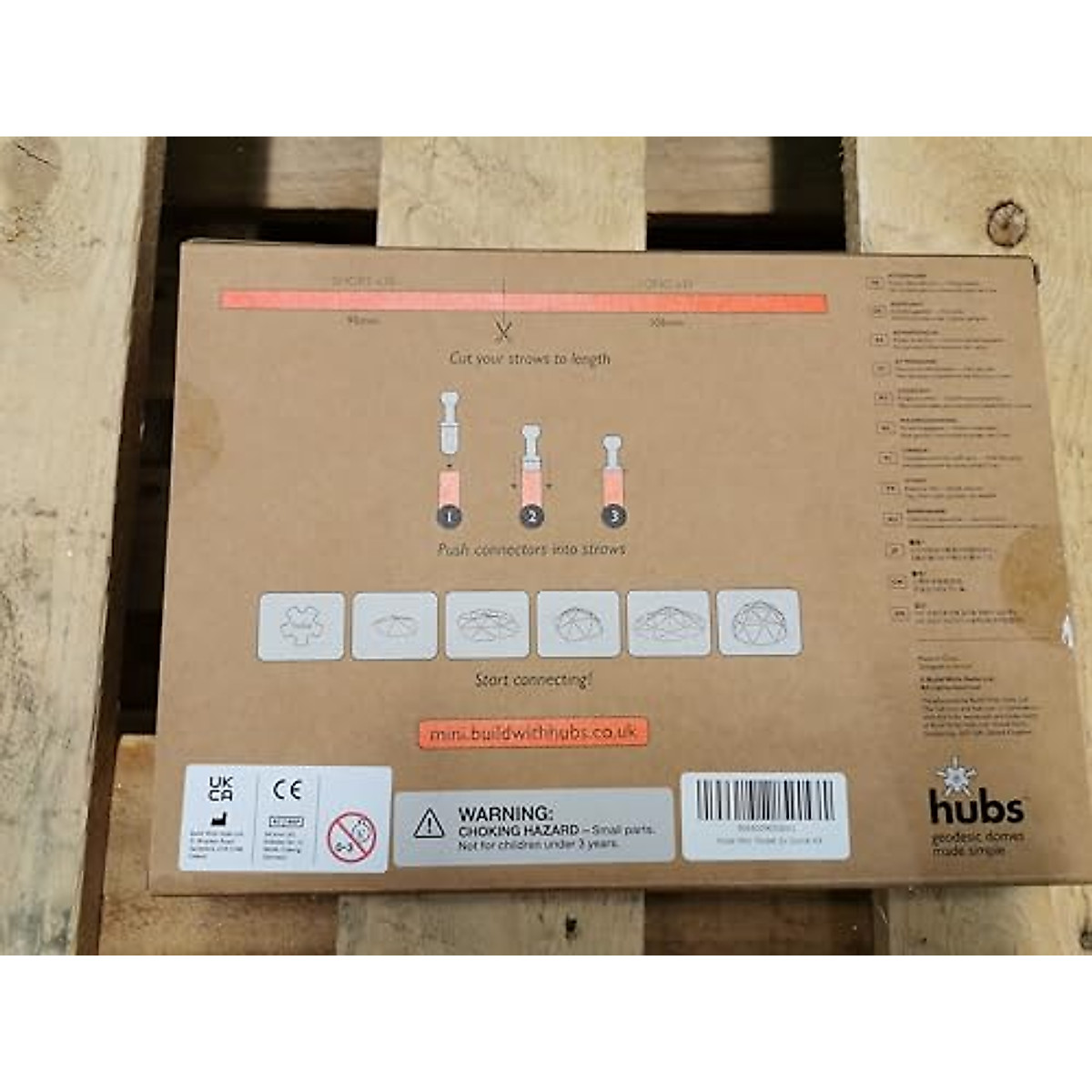 Hubs - Geodesic Dome Toy Construction kit | 6+ | STEM - Engineering - Educational - Building - DIY - Architecture - Geometry - Buckminster Fuller | Works with Lego for Creative Play | 263 pcs.